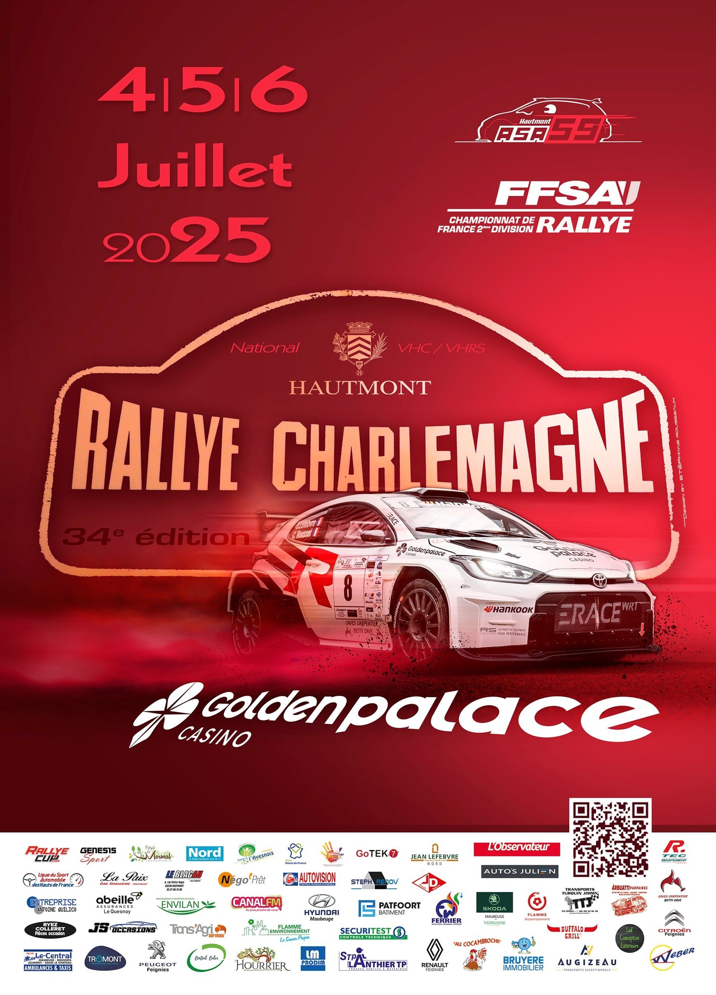 Rallye Charlemagne Golden Palace2025 - 4/6 juillet [CF2D] - Championnat de France - Forum-Rallye